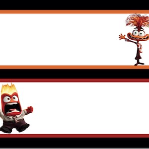 Inside Out Name Tags - Etsy