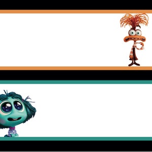 Inside Out Name Tags - Etsy