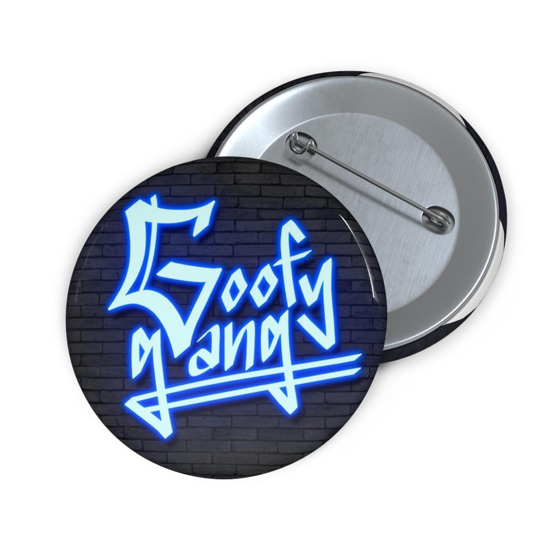 Goofy Gang (black Logo) Pin Buttons - Etsy