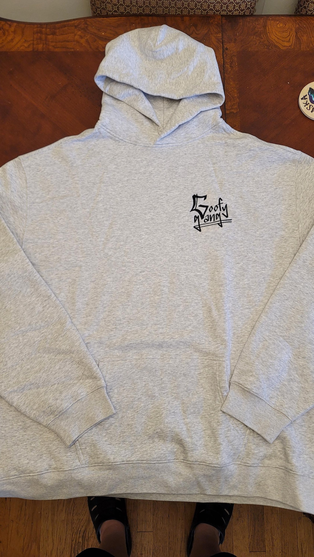 Goofy Gang Hoodie - (black Embroidered Logo) - Relaxed Fit - Etsy