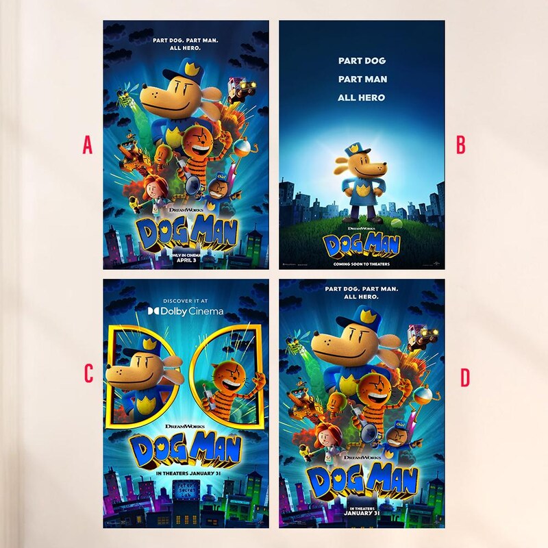 Dog Man Poster - Etsy