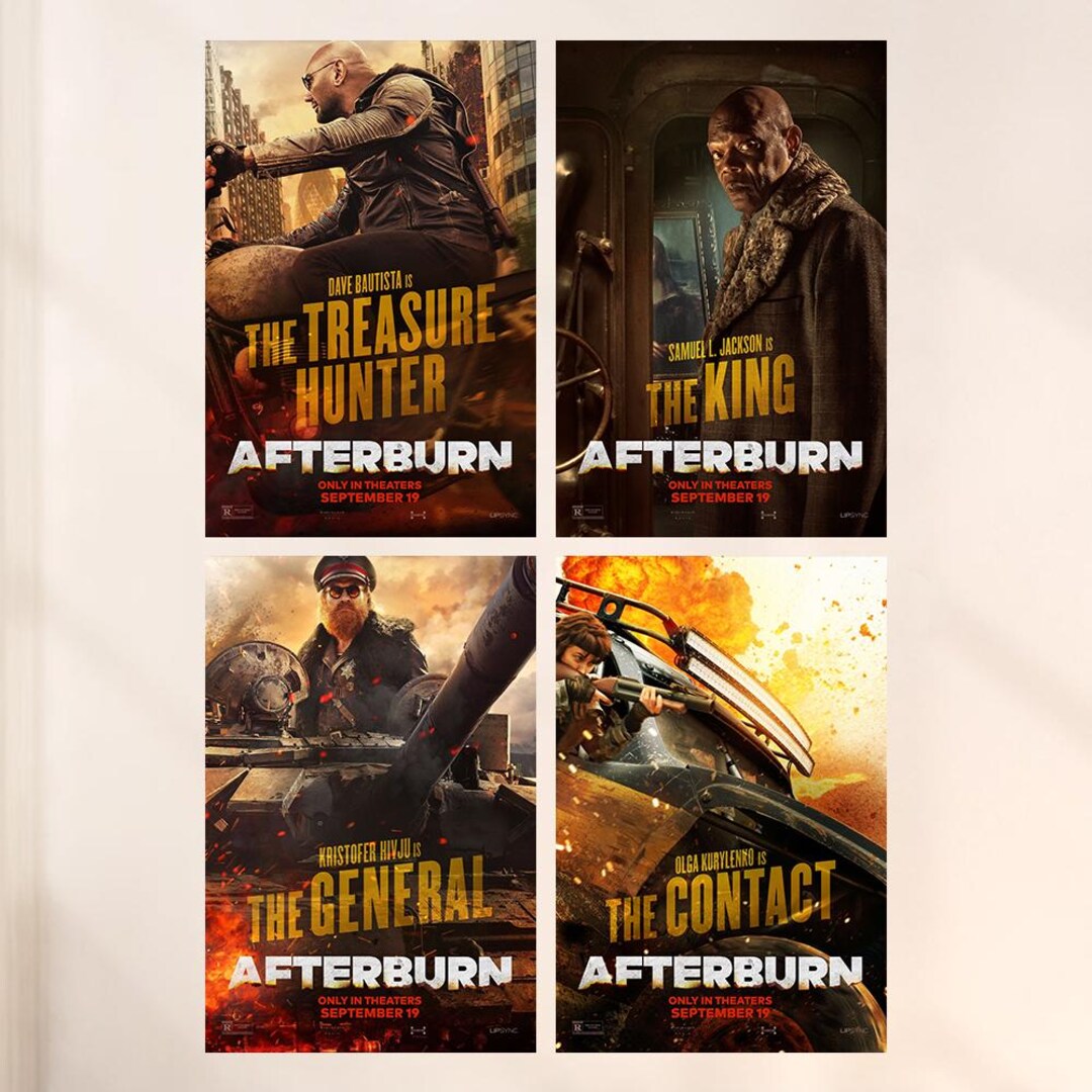 Afterburn 2025 Movie Poster,japanese Movie Poster,home Decor Poster ...