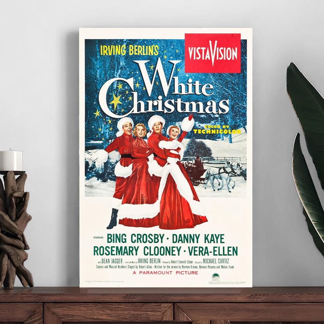 White Christmas Movie Poster,home Decor Poster,room Decoration Printing ...
