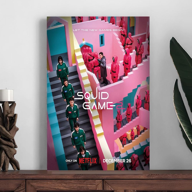 Thanos Squidgame Poster - Etsy
