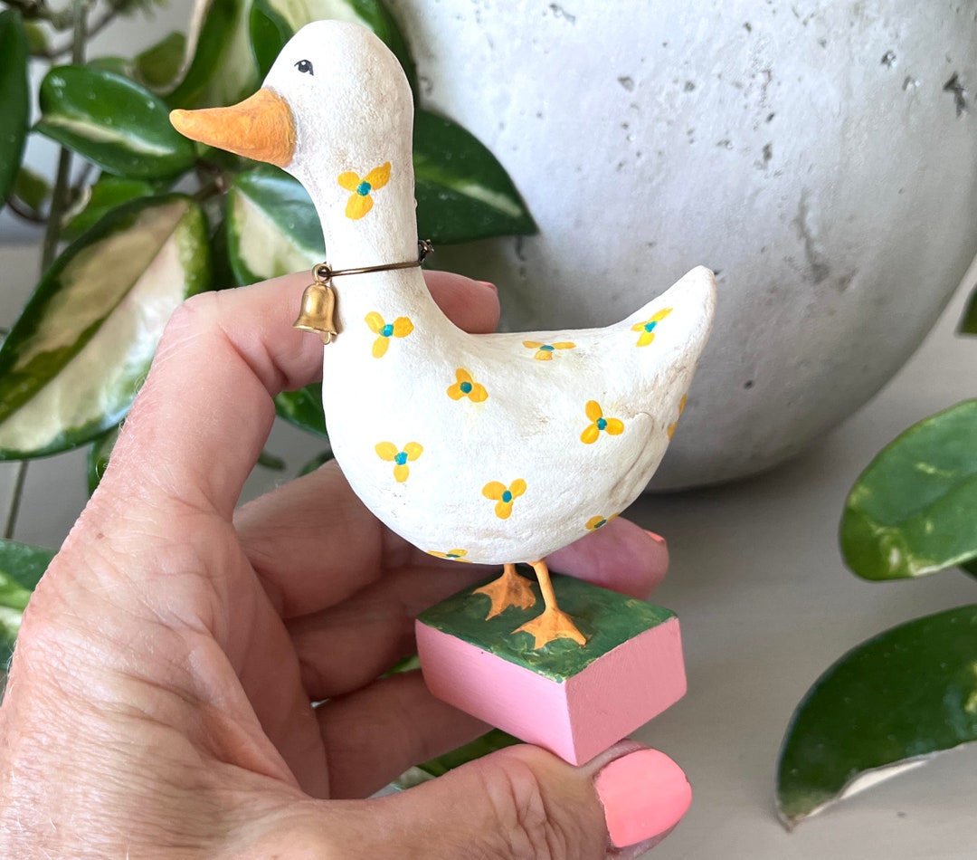 Paper Mache Duck Figurine Duck Collection Gift Okubo - Etsy
