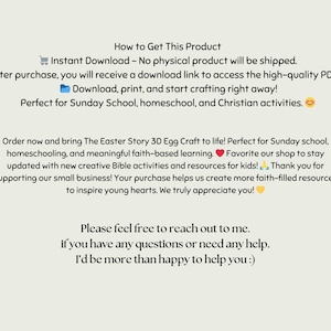 Easter Story 3D Egg Craft: Christian Kids Activity (PDF Printable) - Etsy