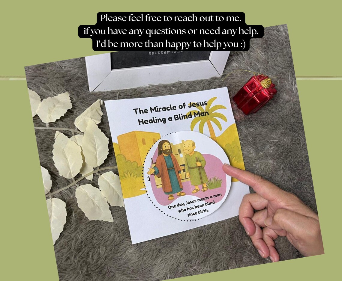 Jesus Heals the Blind Man Craft: Sunday School Bible Story (PDF ...