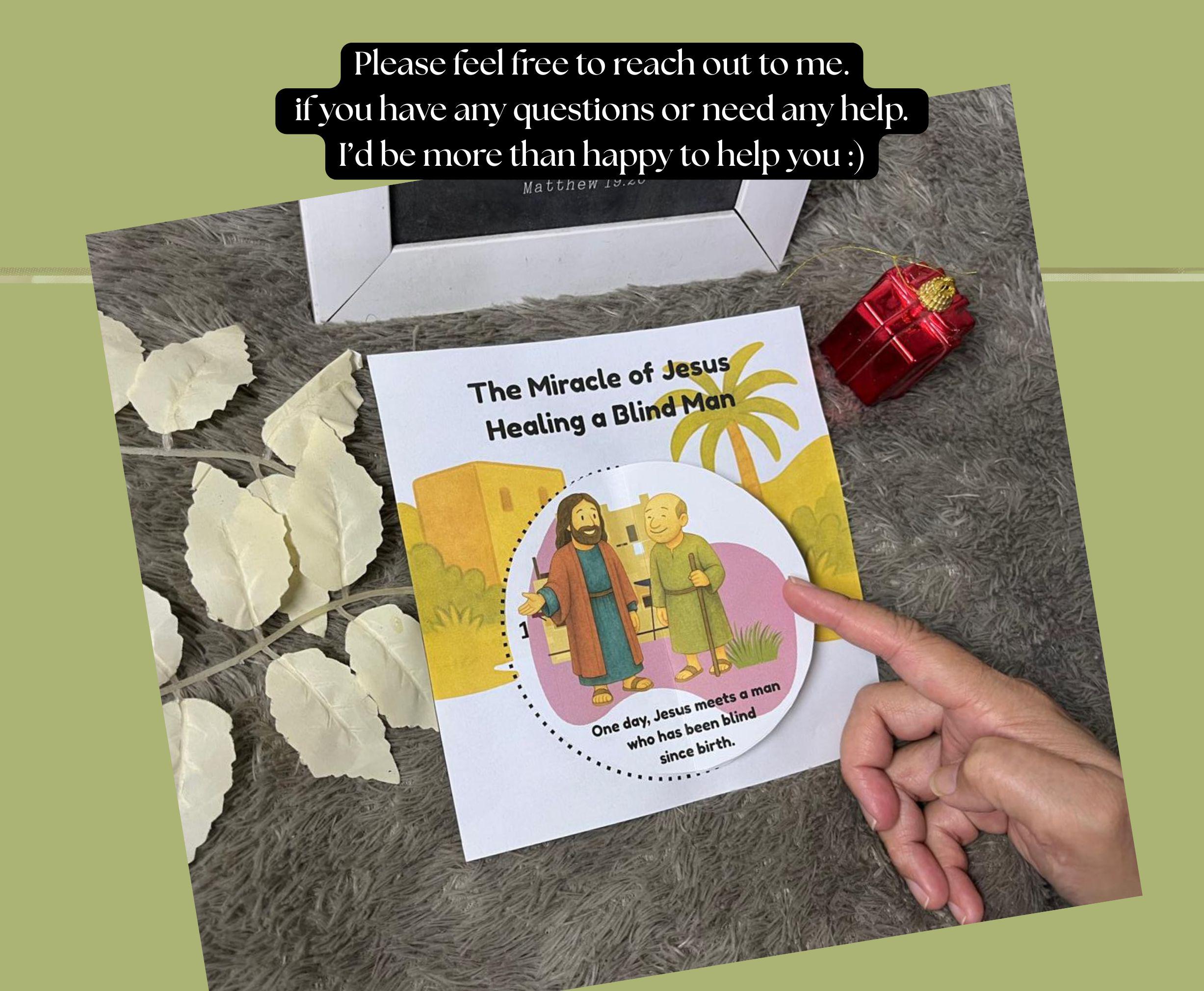 Jesus Heals the Blind Man Craft: Sunday School Bible Story (PDF ...