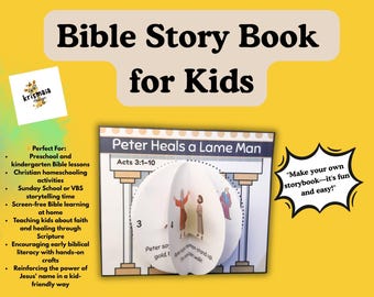 Peter Heals the Lame - Sunday School Craft - Etsy
