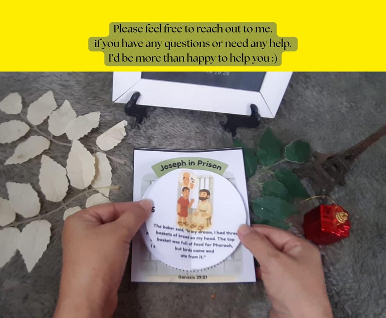 Joseph in Prison Bible Story Craft: Printable Sunday School Activity ...