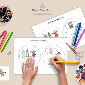 Stephen's Story Bible Craft: Christian Printable Activity Book (ages 3 ...
