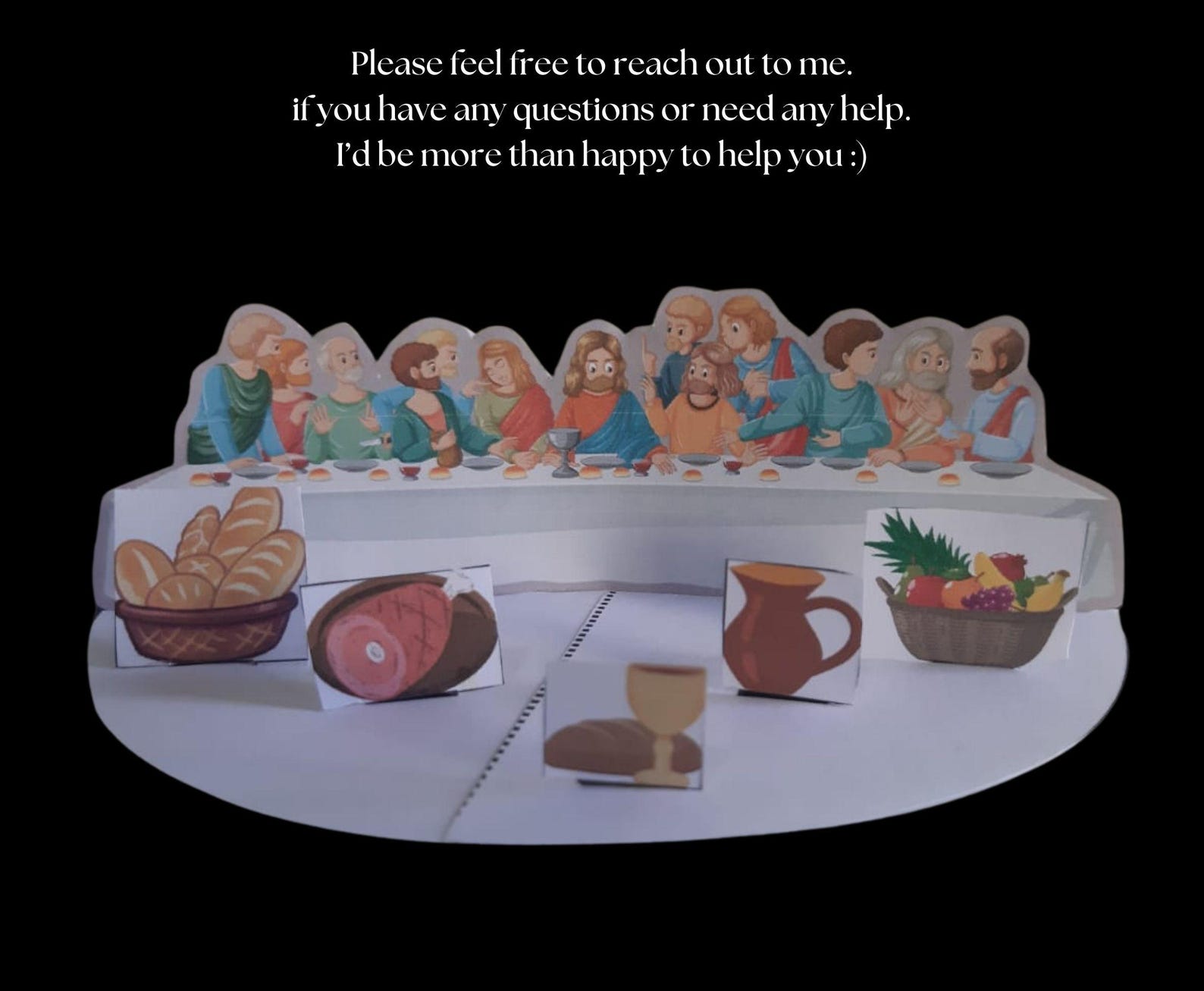 Last Supper Craft: Printable Easter Bible Activity (PDF) - Etsy Canada