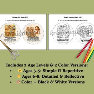 Jesus Heals 10 Lepers Bible Story Craft: Sunday School Printable (PDF ...