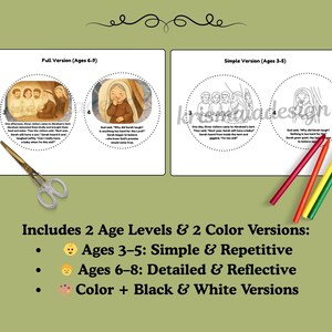 Sarah and Abraham Bible Story Craft: Cut & Glue Activity (PDF) - Etsy
