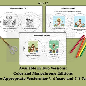 Jesus Ascension Storybook for Kids – Printable Christian Craft ...