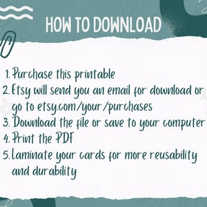 Verb Educational Flashcards Printable Flashcards for Kids - Etsy