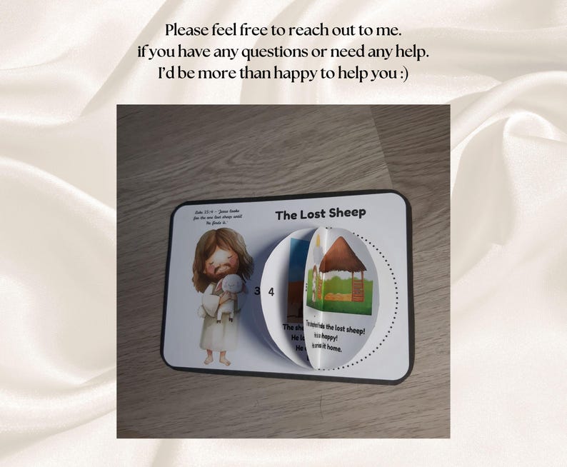 Jesus Finds Me Lost Sheep Craft – Bible Story Booklet for Kids Ages 3–8 ...