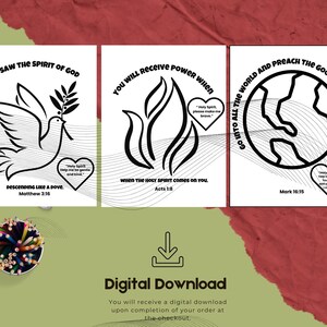 Pentecost Torn Paper Craft: Holy Spirit Sunday School Activity (digital ...