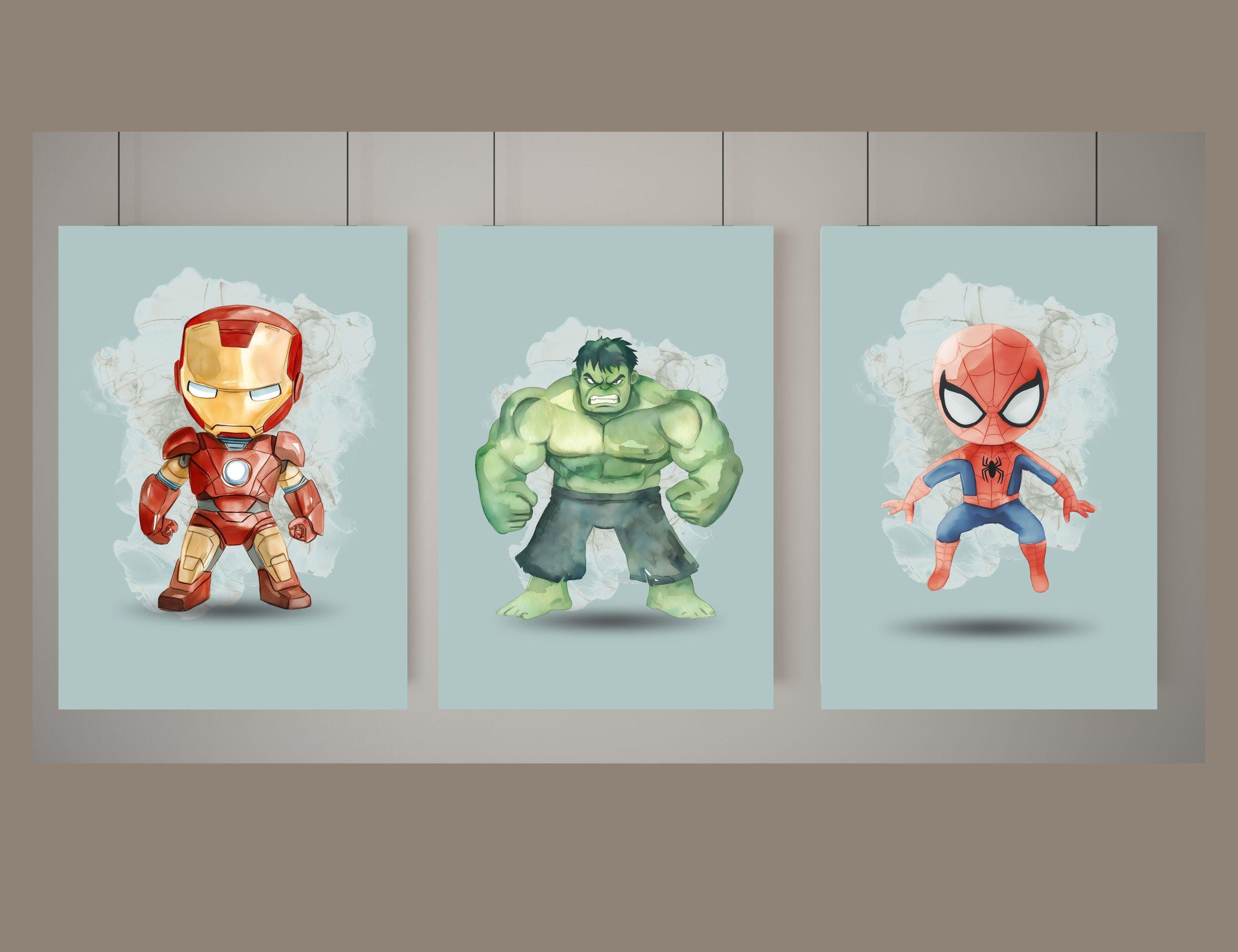 Superhero Motivational Posters for Kids – Printable Wall Art for Kids ...