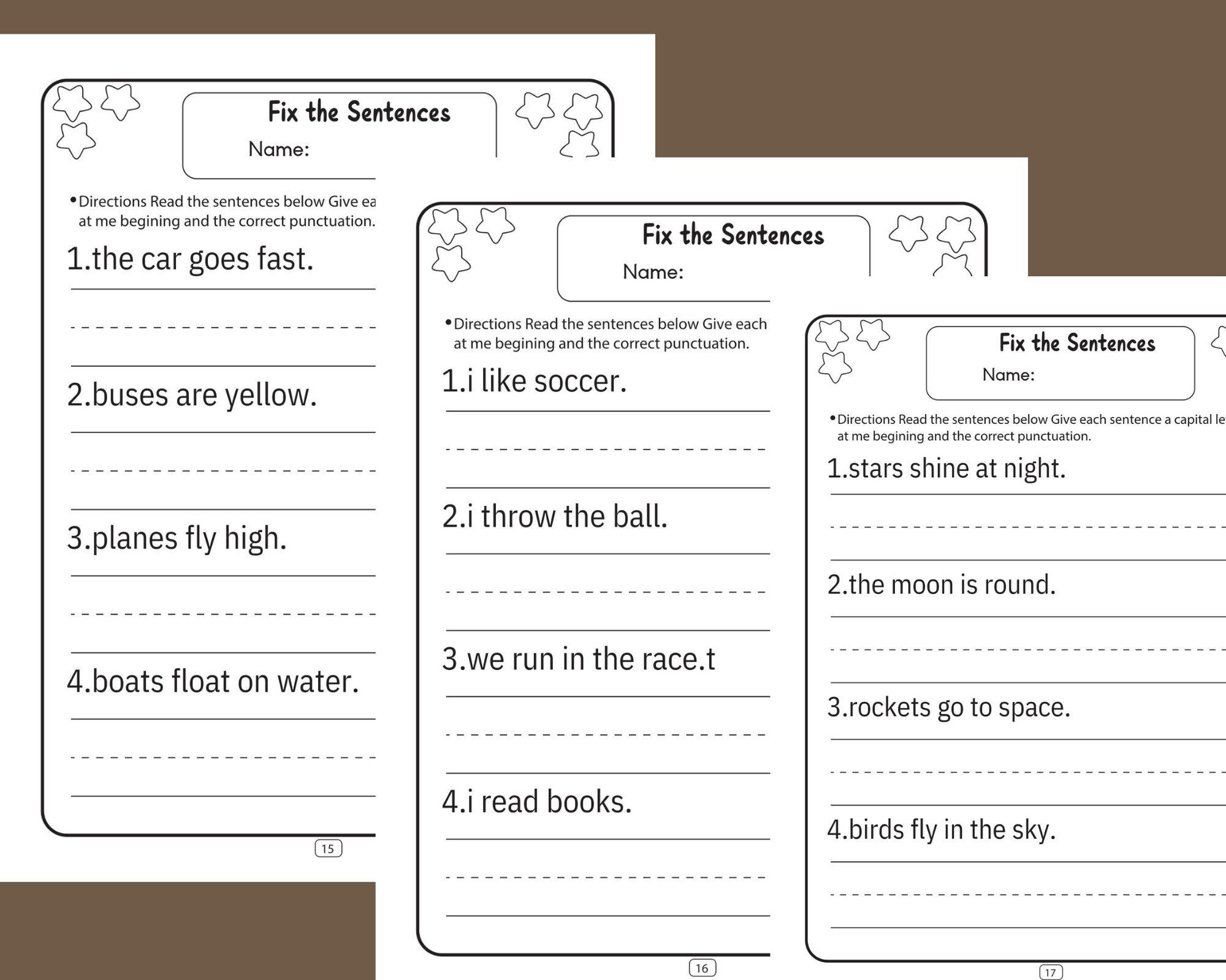 32 Printable Sentence Writing Worksheets | Fun & Engaging ELA ...