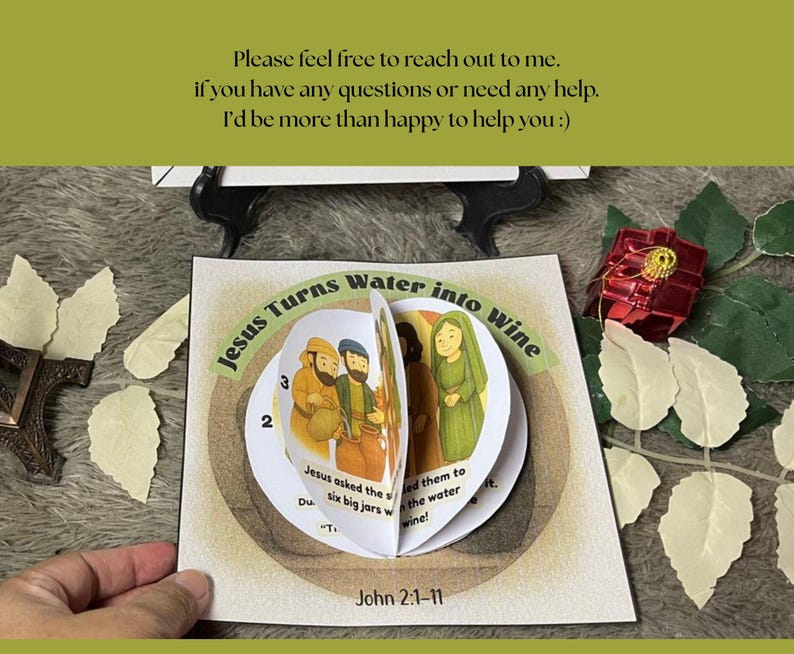 Jesus Turns Water Into Wine Bible Story Craft: Sunday School Activity ...