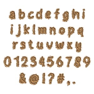 Sand Letters, Beach Sand Effect Letters, Beach Alphabet, Sand Alphabet ...