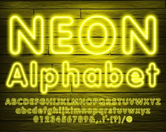 Neon Glow Effect Letters, Dark Blue Letters, Blue Neon Letters, PNG ...