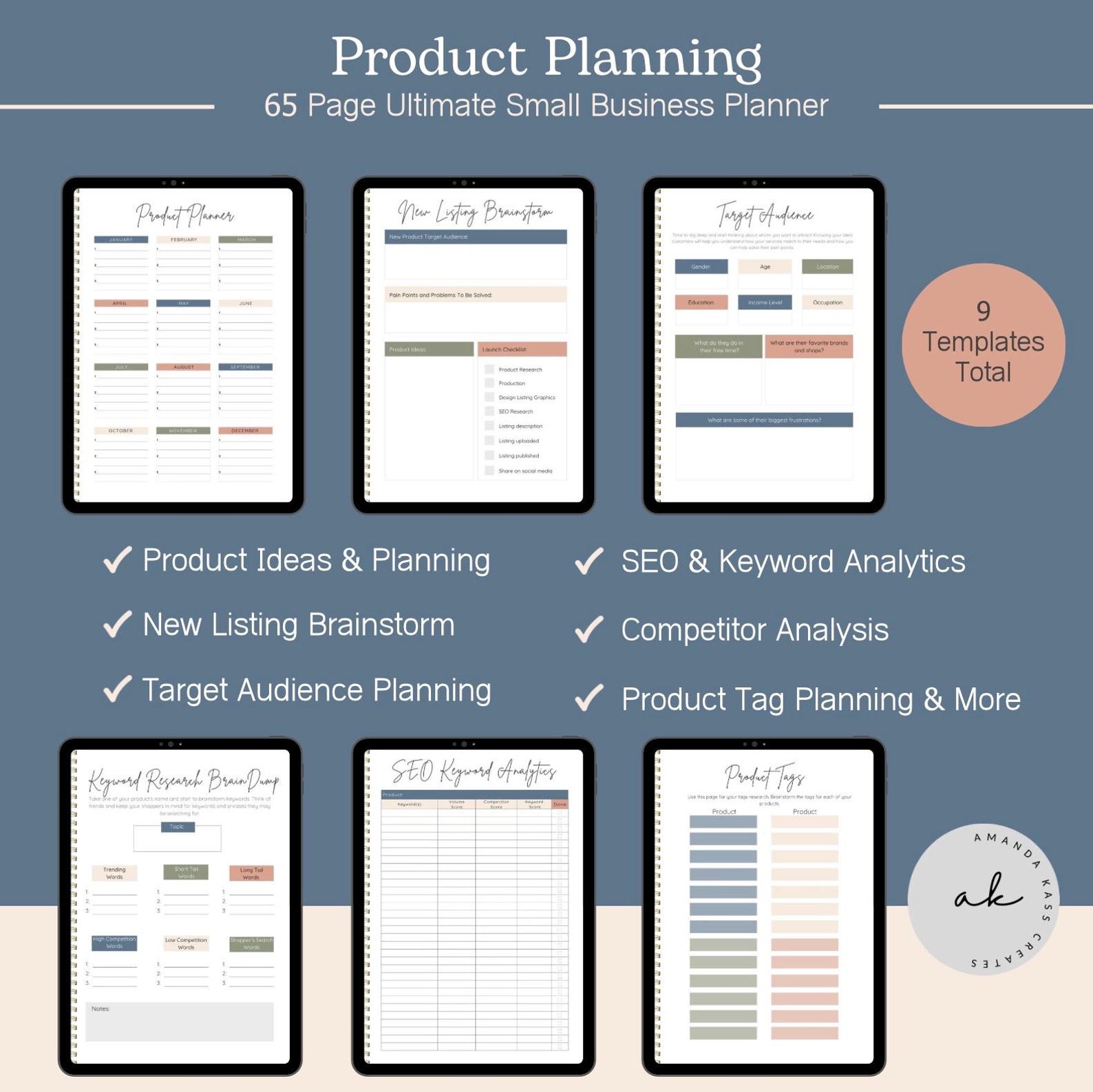 Small Business Digital Planner for Goodnotes, Side Hustle Planner ...