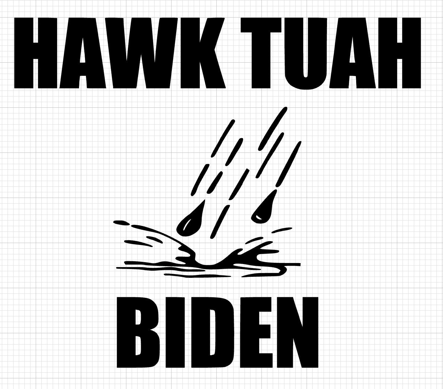 Hawk Tuah Biden SVG - Etsy