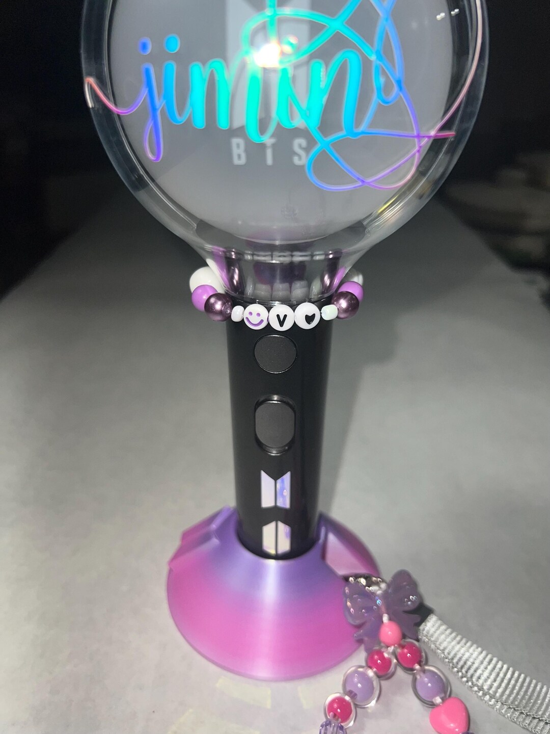 BTS Light Stick Charm Army Bomb Accessory Army Bomb Charm Tae Taehyung ...