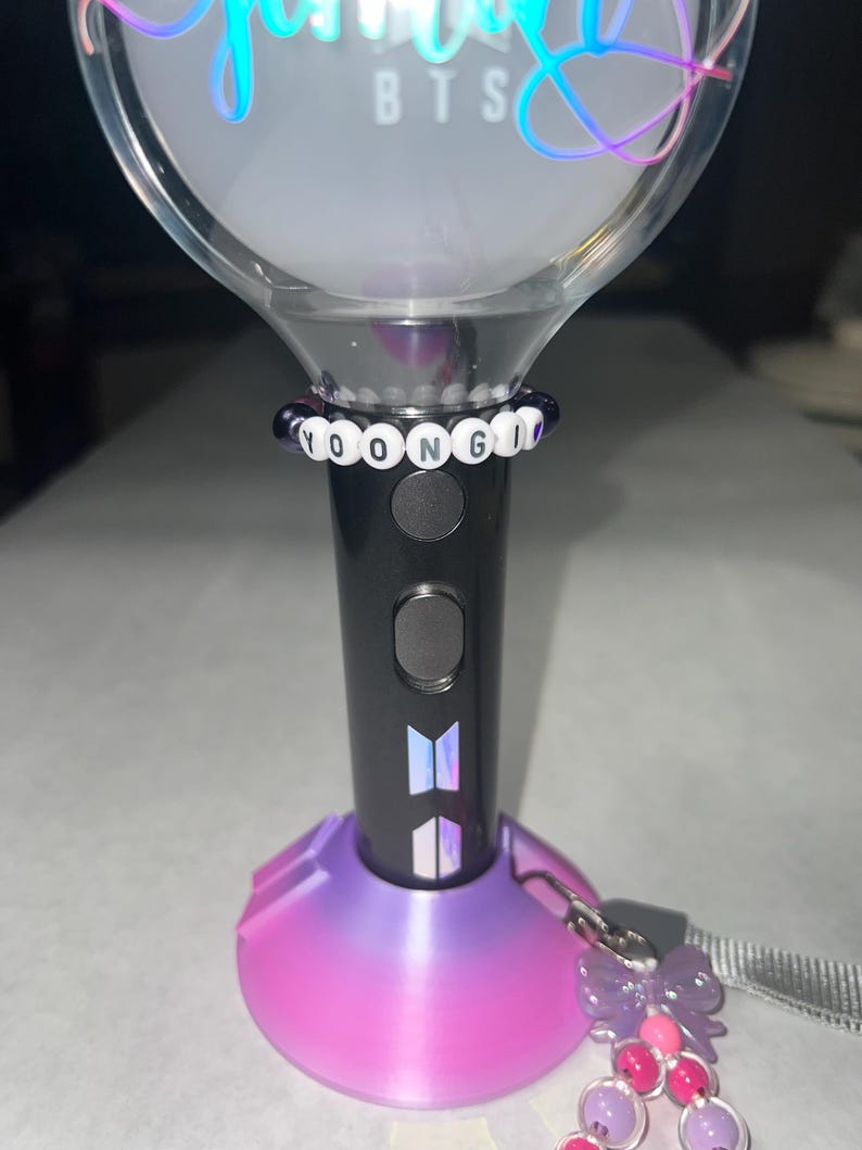 BTS Light Stick Charm Army Bomb Accessory Army Bomb Charm Yoongi Suga ...