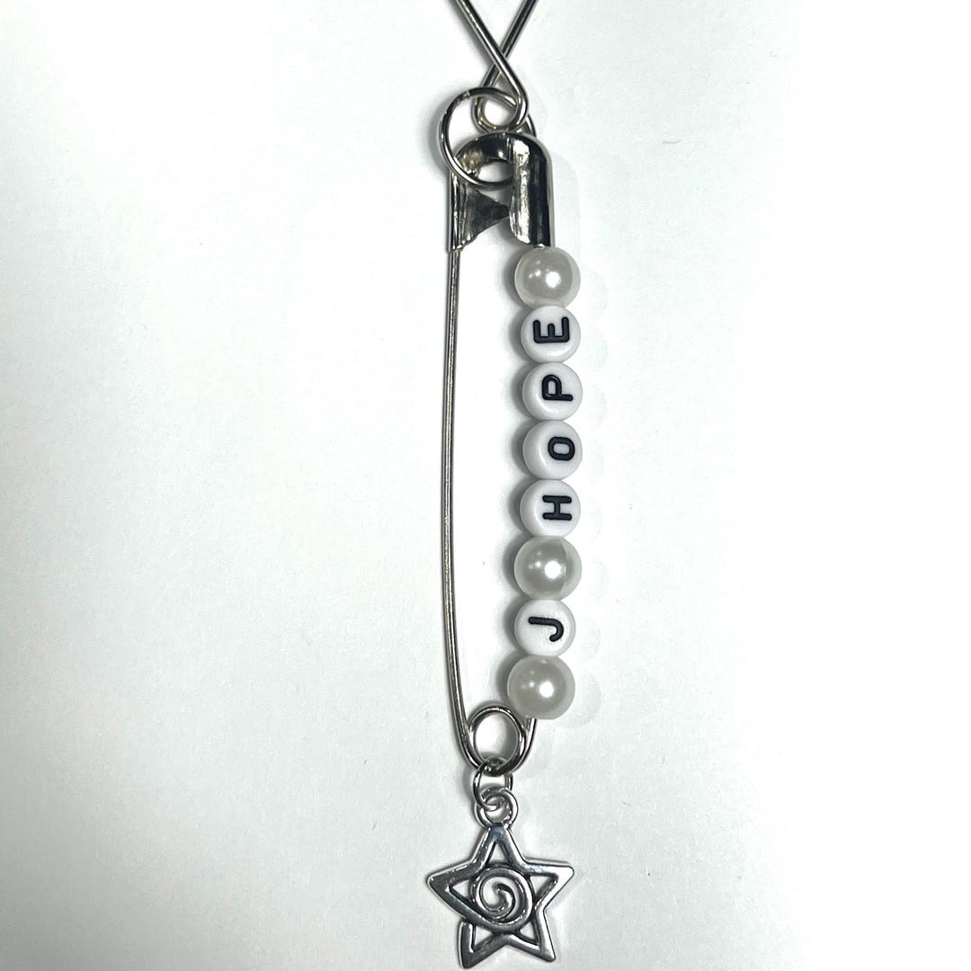 BTS Bag Charm Safety Pin Keychain BTS Keychain BTS Light Stick Charm ...