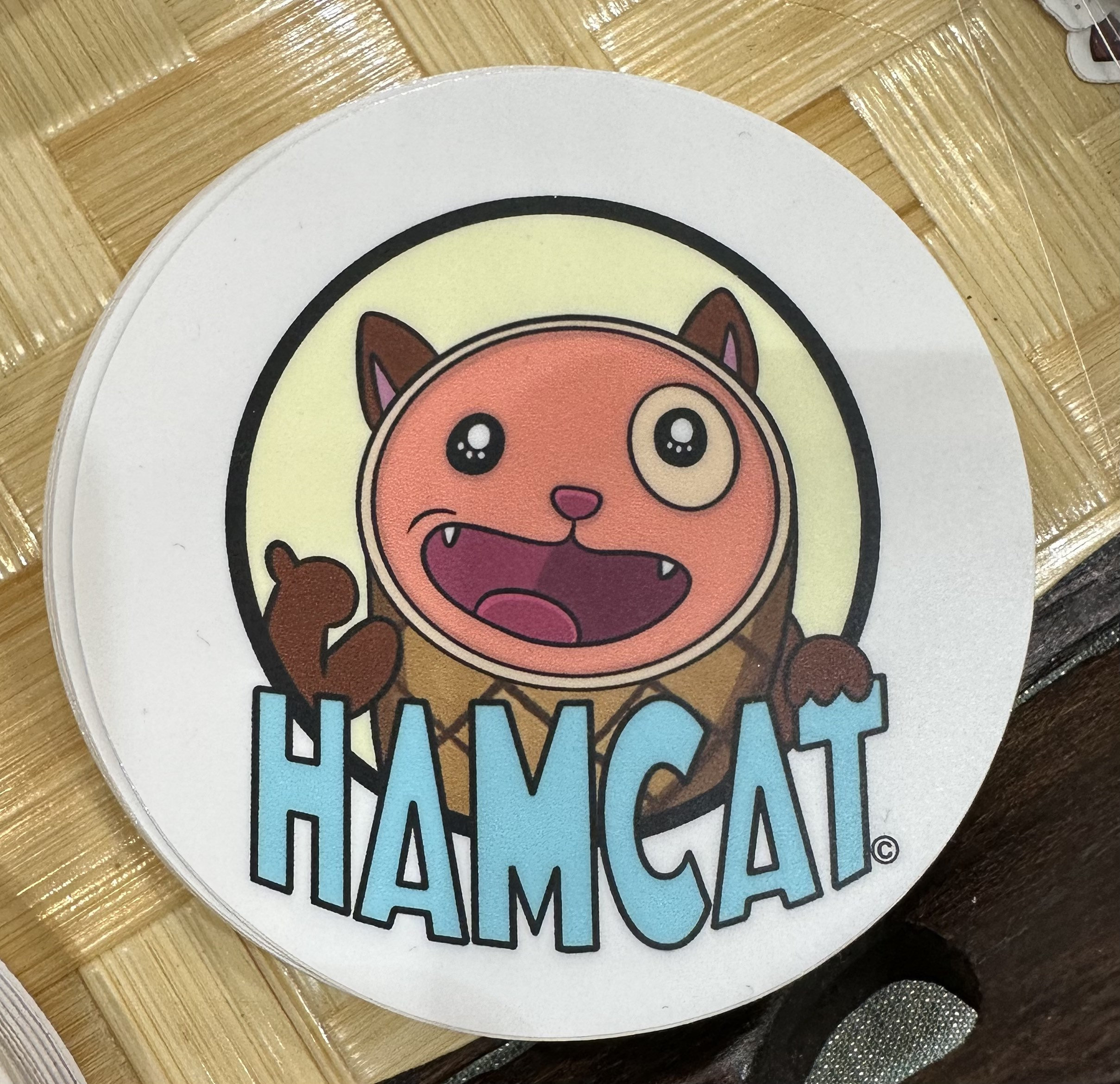 New Official Hamcat Logo Sticker - Etsy