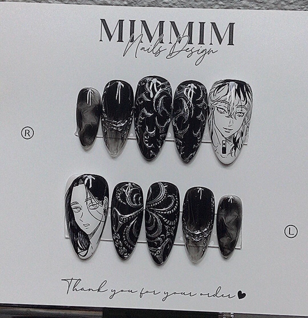 02 Tokyo Revengers Press on Nails/ Anime Nailart - Etsy
