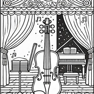 Kids Coloring Pages Music Coloring Pages Music Coloring Sheets Musical ...