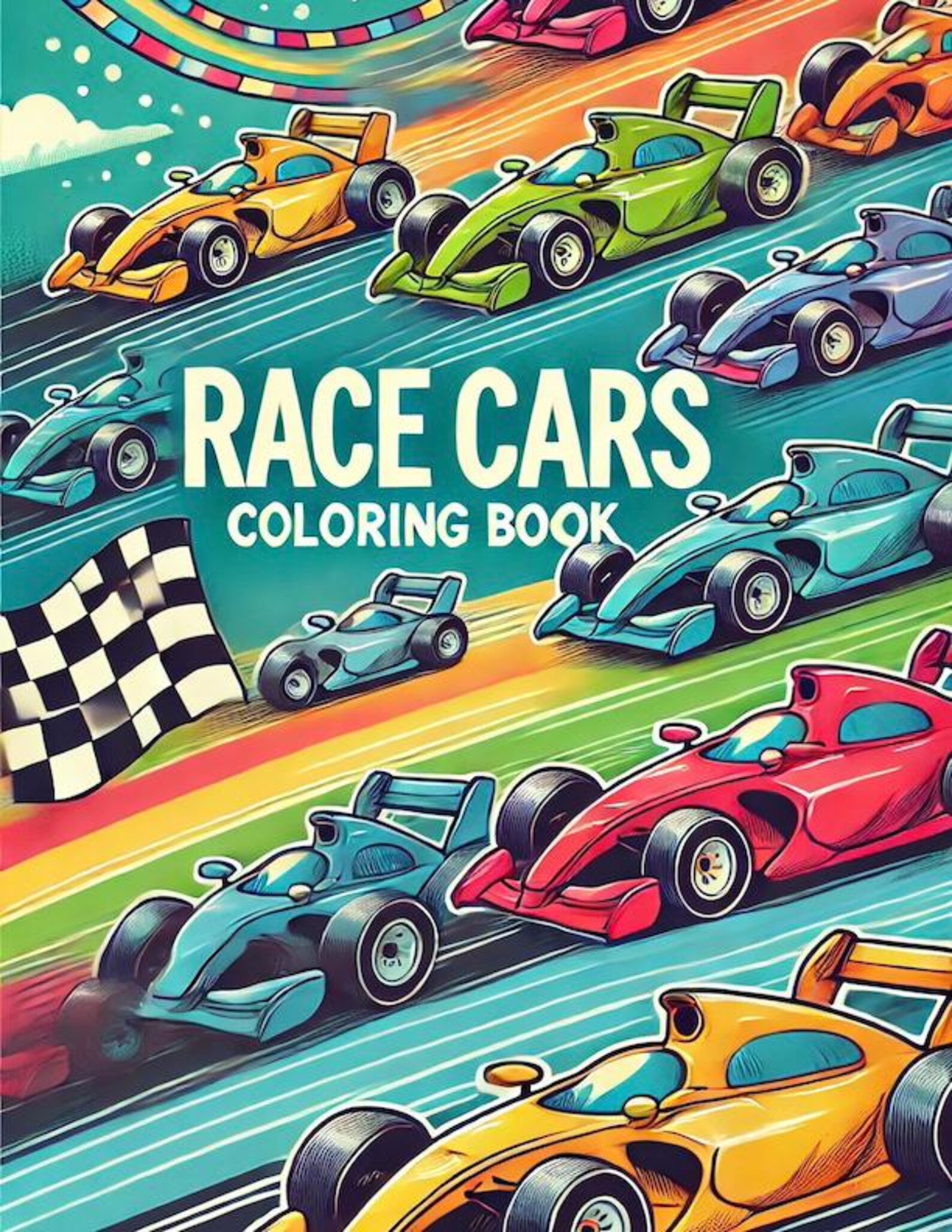 Kids Coloring Pages - Race Car Coloring Pages - Race Car Coloring Sheet ...