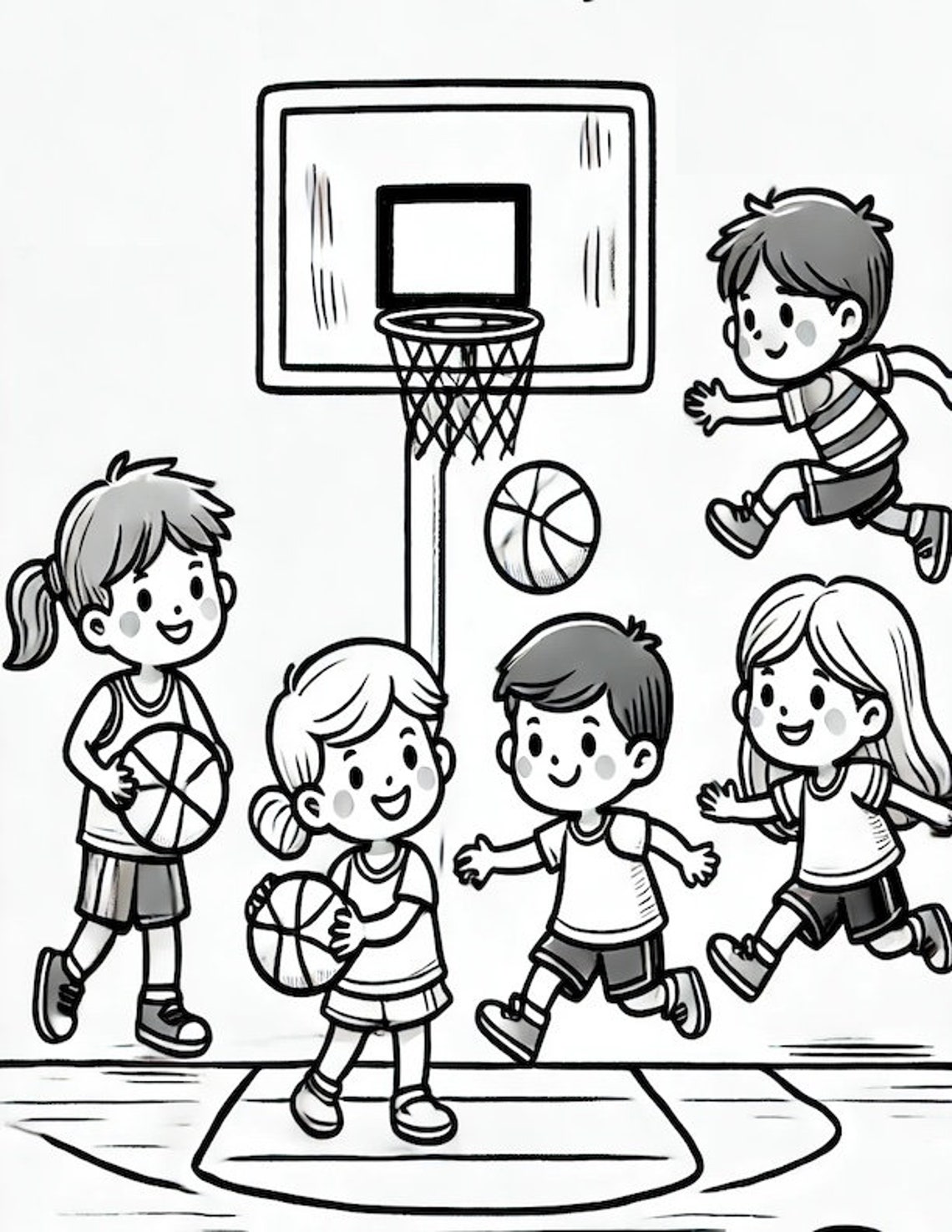 Kids Coloring Pages - Sports Coloring Pages - Sports Coloring Sheet ...