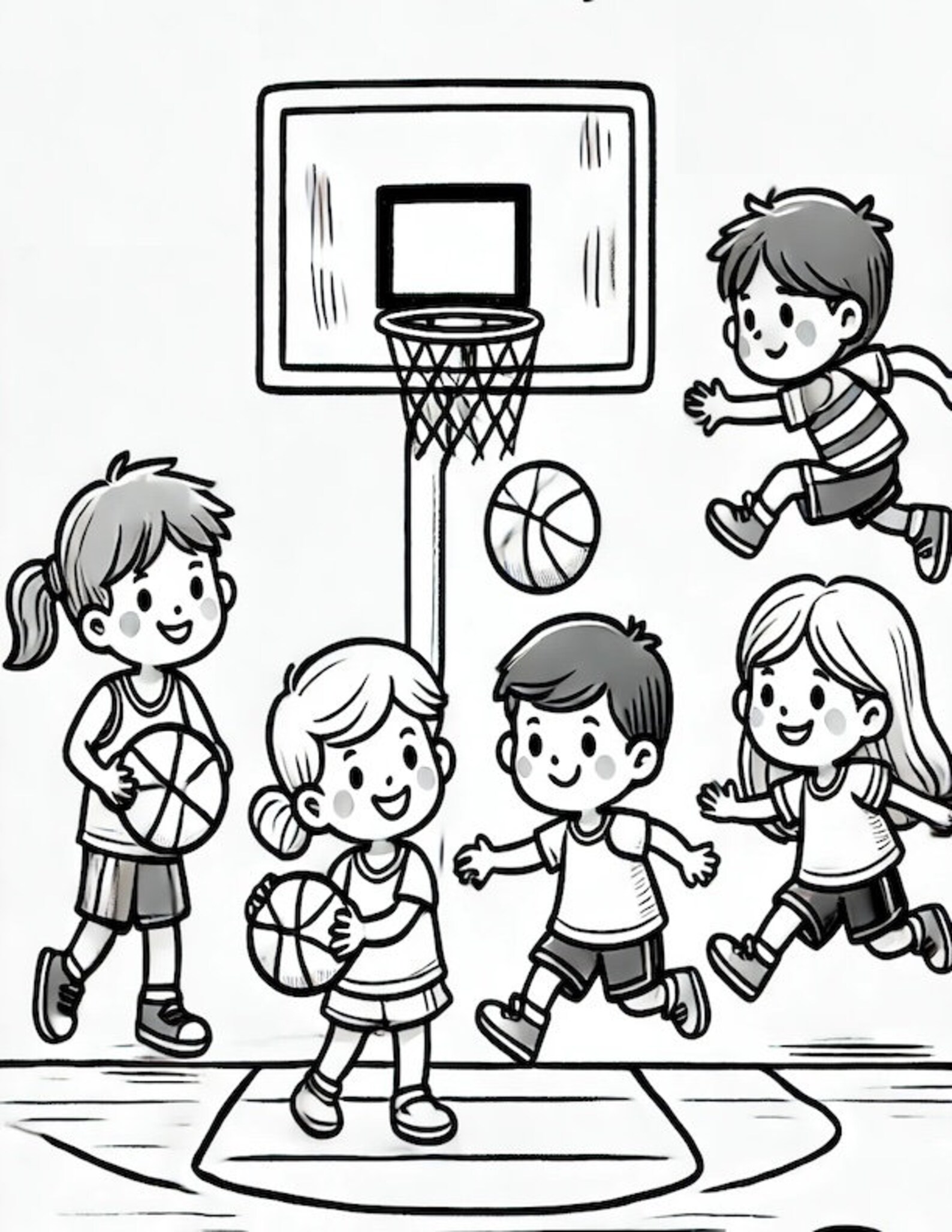 Kids Coloring Pages - Sports Coloring Pages - Sports Coloring Sheet ...