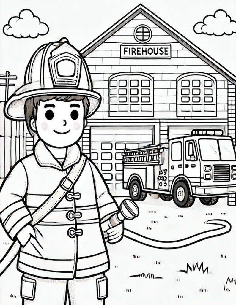 Kids Coloring Pages Jobs Coloring Pages Occupation Coloring Pages When ...