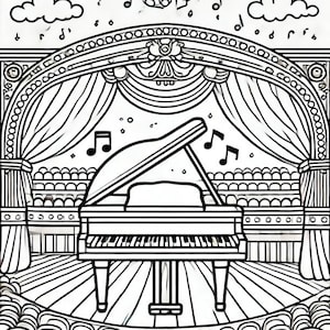 Kids Coloring Pages Music Coloring Pages Music Coloring Sheets Musical ...