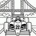 Kids Coloring Pages - Race Car Coloring Pages - Race Car Coloring Sheet ...