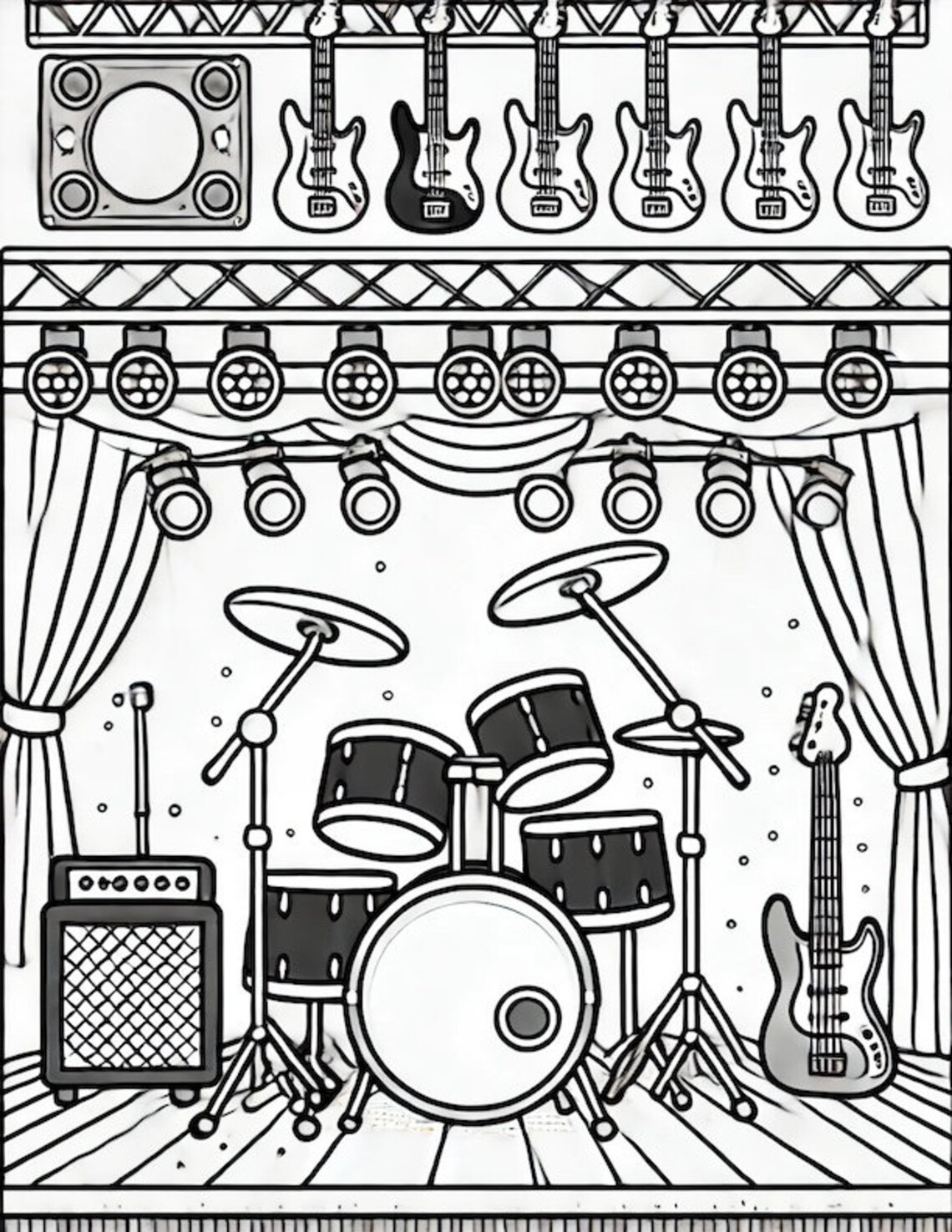 Kids Coloring Pages Music Coloring Pages Music Coloring Sheets Musical ...