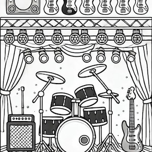 Kids Coloring Pages Music Coloring Pages Music Coloring Sheets Musical ...