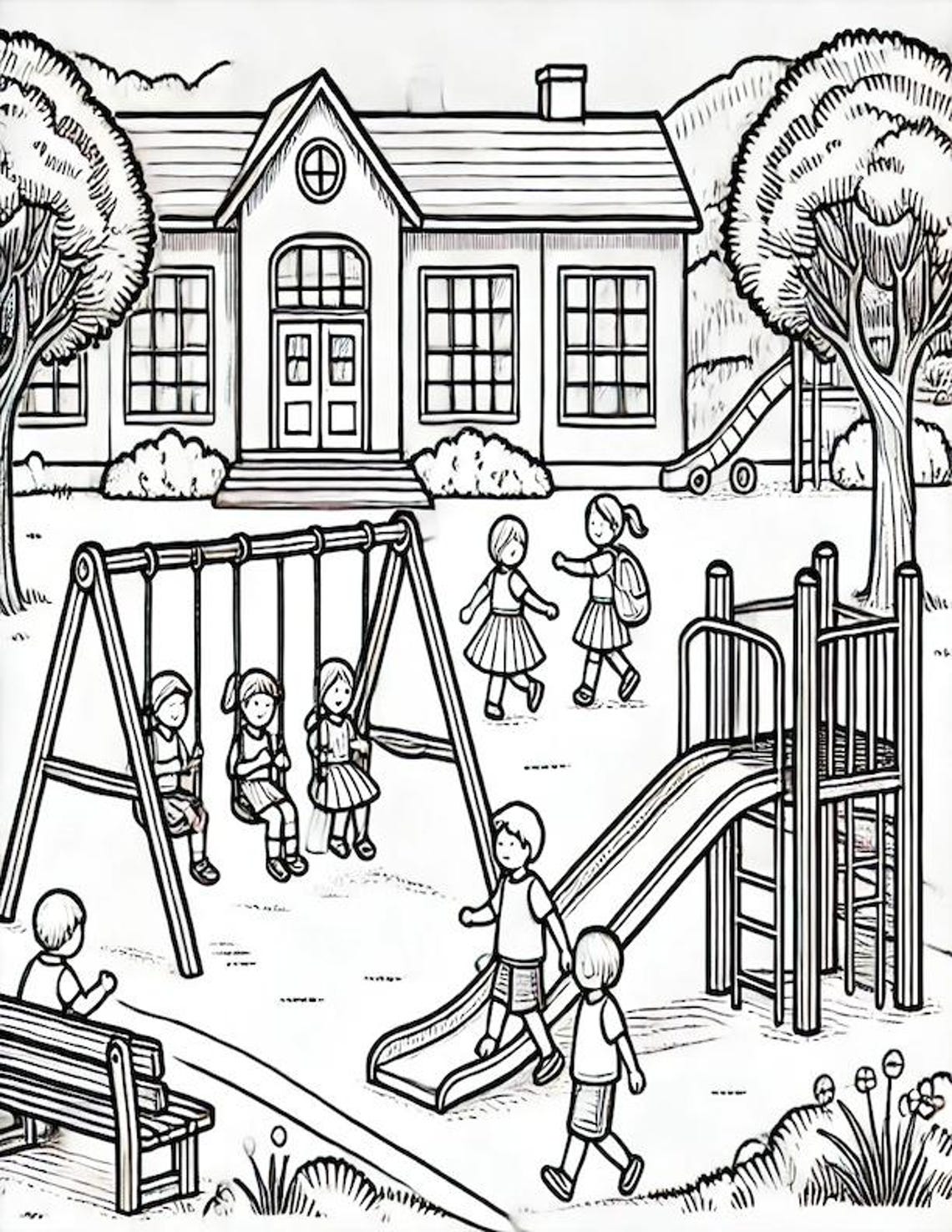 Kids Coloring Pages - School Coloring Pages - School Activities for ...