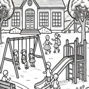 Kids Coloring Pages - School Coloring Pages - School Activities for ...