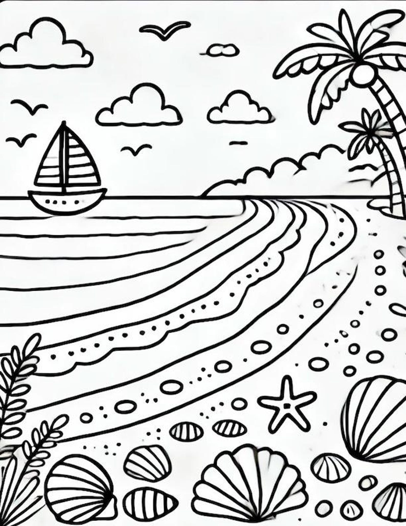 Kids Coloring Pages - Nature Coloring Pages - Nature Coloring Pages for ...