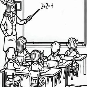 Kids Coloring Pages - School Coloring Pages - School Activities for ...