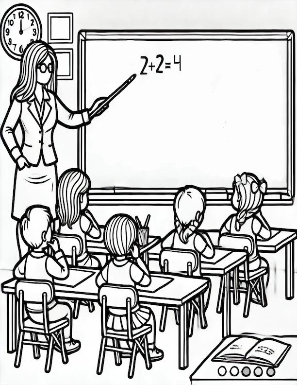 Kids Coloring Pages - School Coloring Pages - School Activities for ...