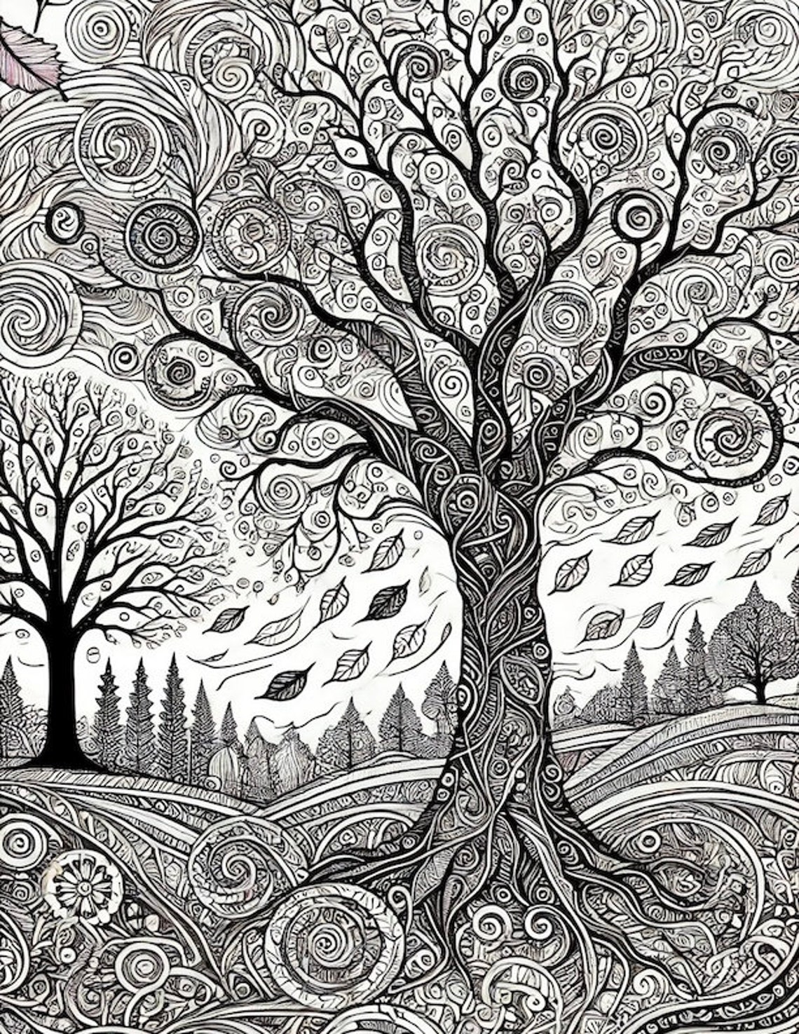 Adult Coloring Pages - Fall Coloring Pages - Adult Fall Coloring Pages ...