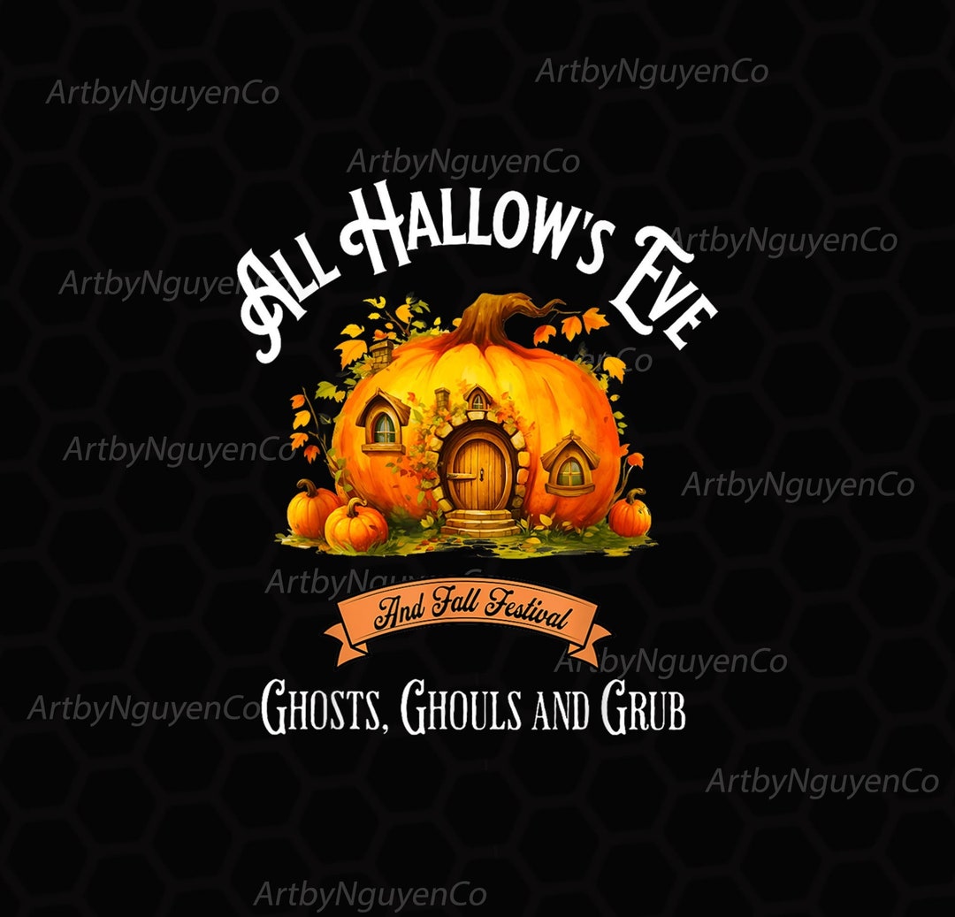 All Hallows Eve Ghosts Ghouls and Grub Halloween Png , Funny Halloween ...